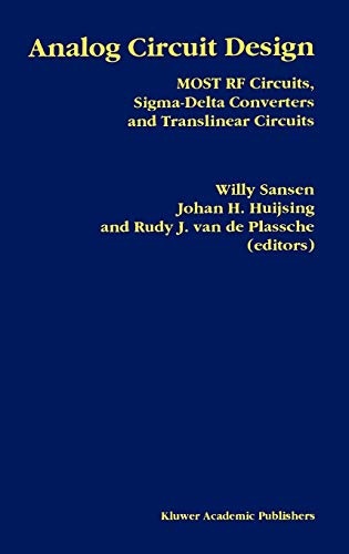 Analog Circuit Design - Willy Sansen, Johan Huijsing, Rudy J. van de ... Analog Circuit Design - Willy Sansen, Johan Huijsing, Rudy J. van de ...